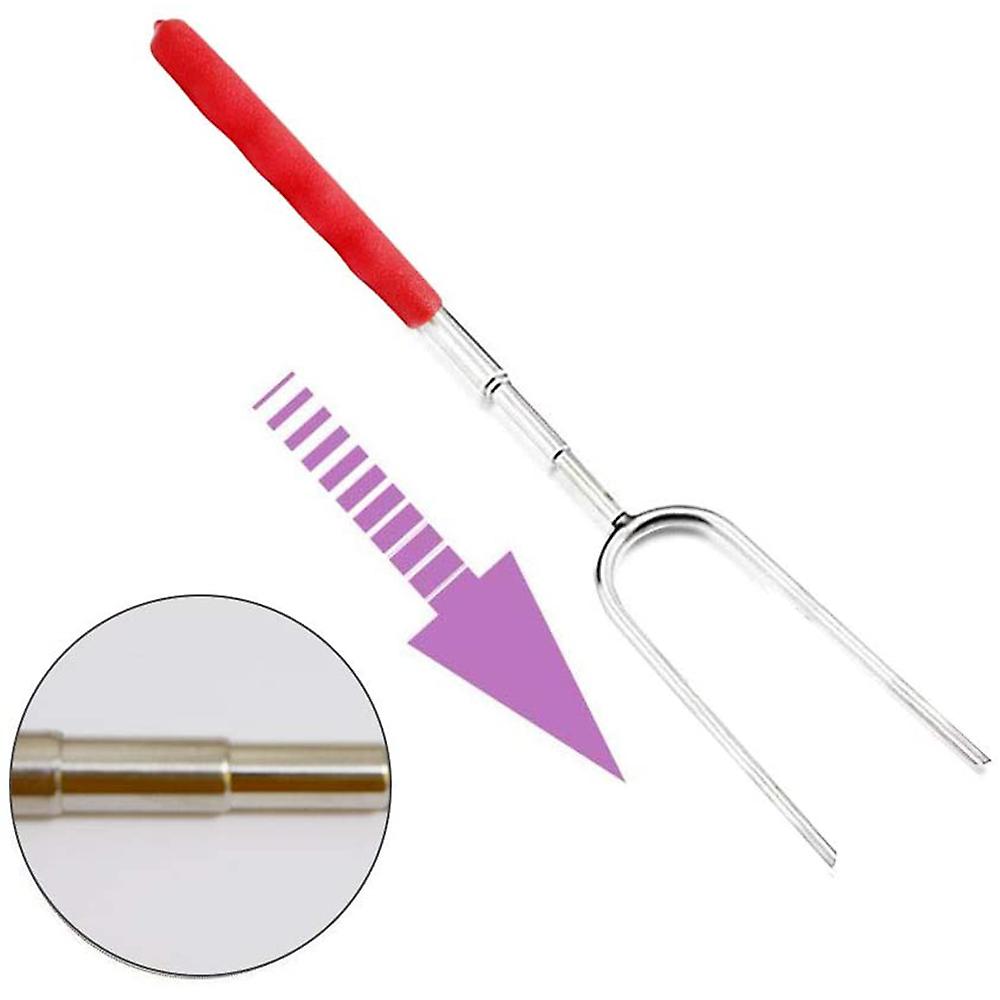 5 Barbecues, Stainless Steel Telescopic Grill Fork With Handle | Fruugo UK