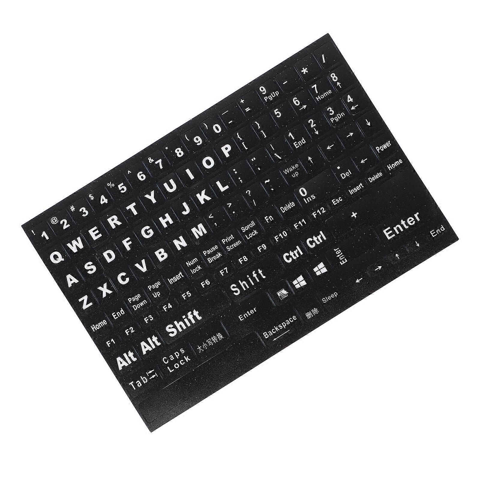 Label Sticker Keyboard Letter Stickers Black Keyboard Stickers Keyboard ...