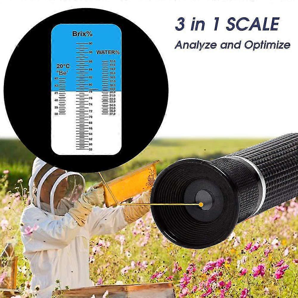 Honey Moisture Tester Honey & Maple Syrup Refractometer - 58-90 Brix ...