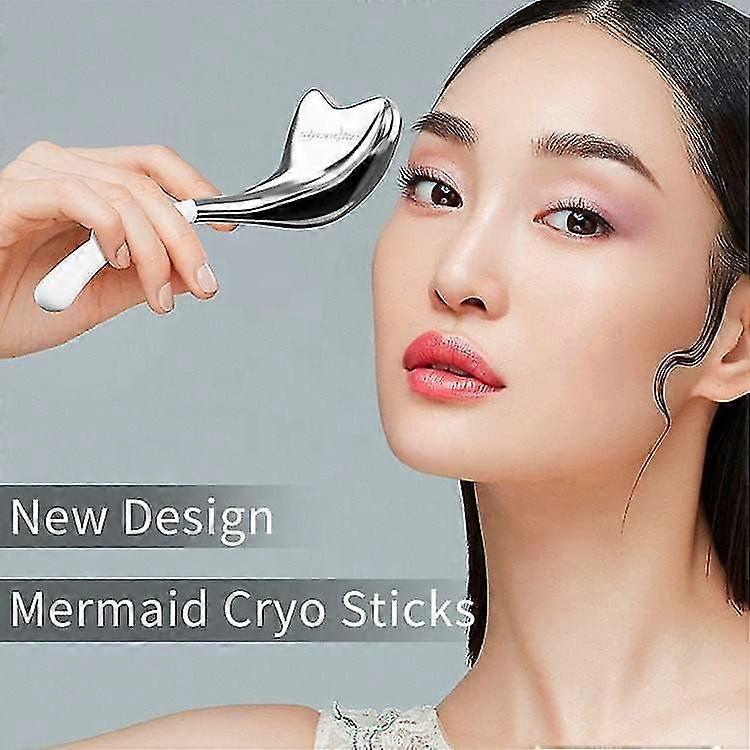 Stainless Steel Face Massage, Ice Balls Cold Cooling Roller Tool For ...