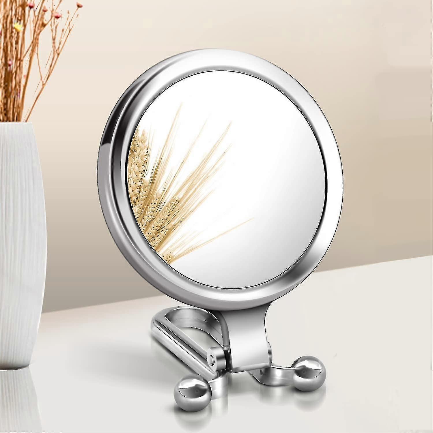 Hand Mirror, Double-sided Hand Held Mirror,1x/10x Magnifying Foldable ...