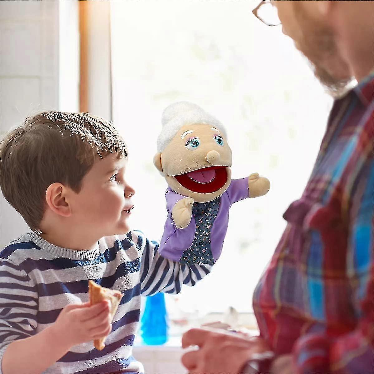 Family Hand Puppets,puppets For Kids Role Paly Family Members 13.4 Inch ...
