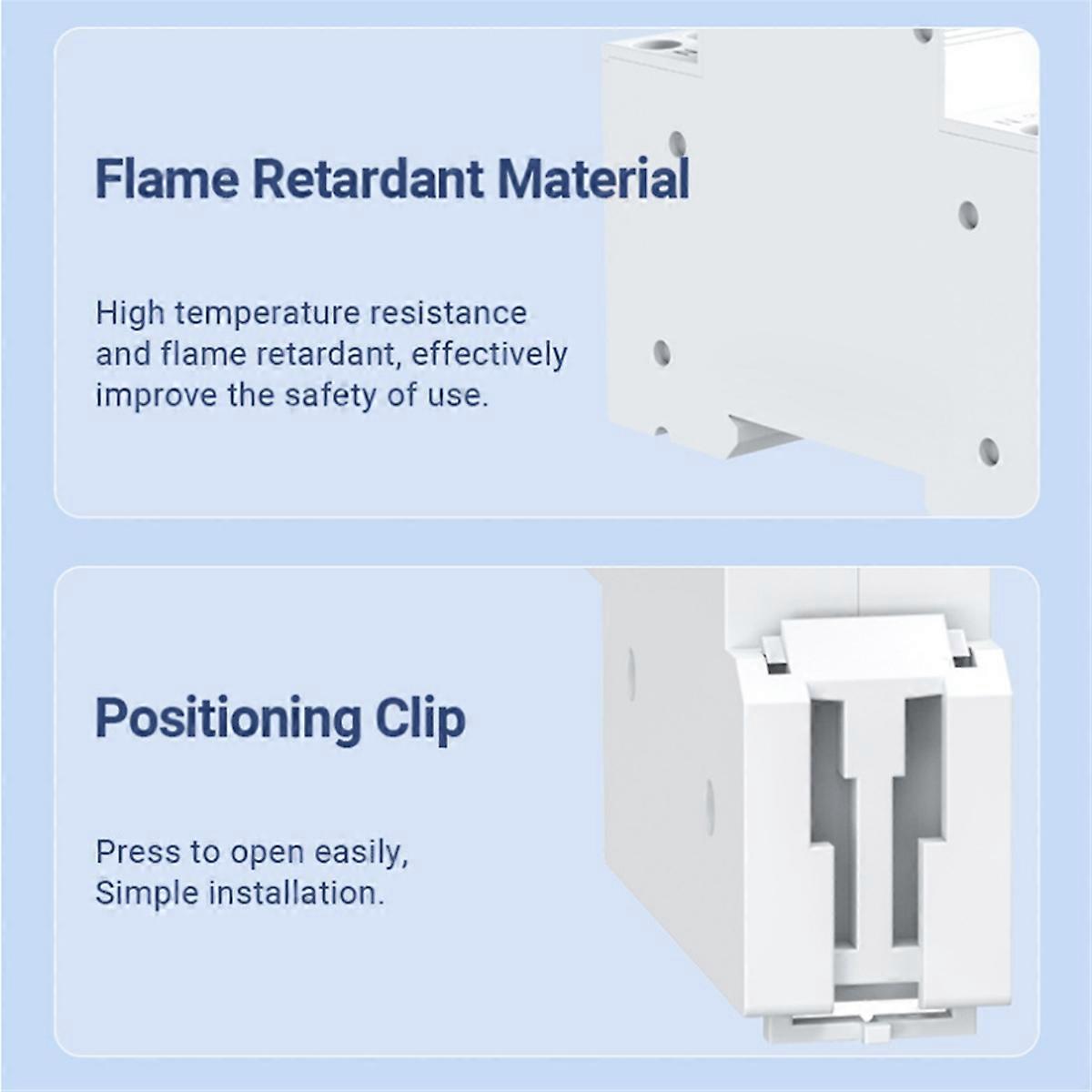 Tuya WIFI Smart Circuit Breaker 1P+N 1A-63A Adjustable DIN Rail with ...