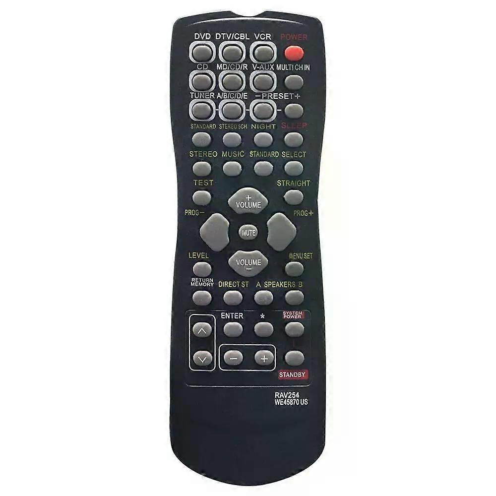 New Replace RAV254 WE45870 US For Yamaha AV Remote Control RX-V350 RX ...