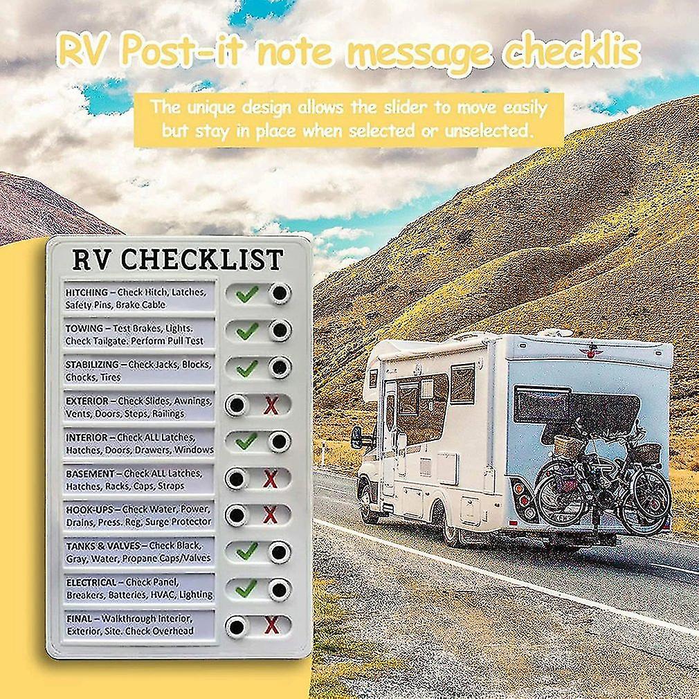 Memo Plastic Board Chore Chart Reusable Rv Checklist,my Chores ,elder Care Checklist Daily ...