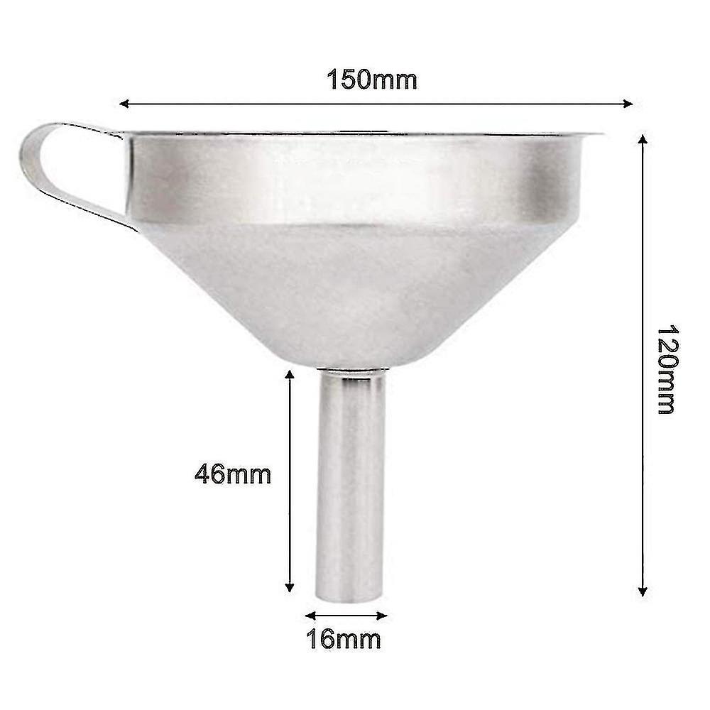 Large Stainless Steel Funnels For Kitchen, For Essential/cooking Oils ...