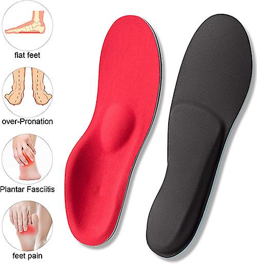 Orthotic Insoles, High Arch Support Soft Insert For Flat Feet, Plantar ...