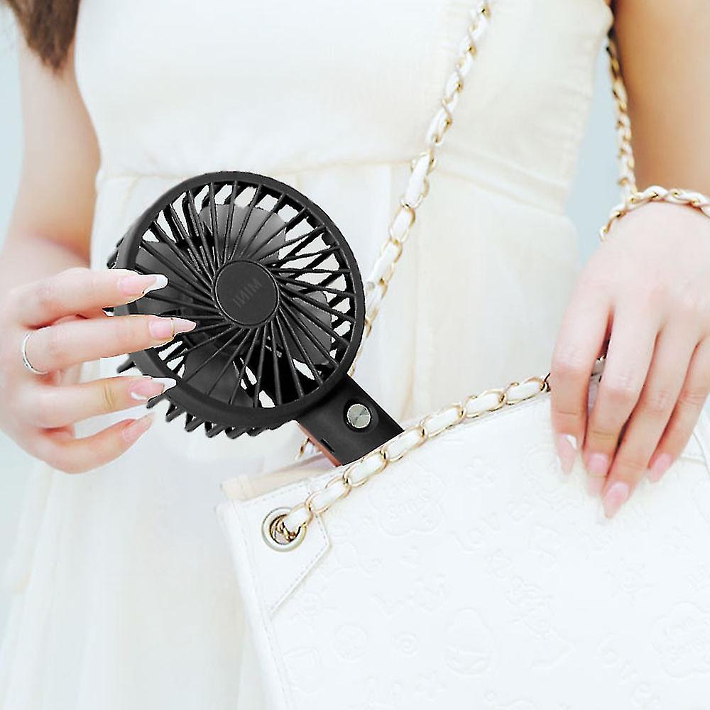 Hand Held Personal Fan Rechargeable Battery Operated Powered Cooling ...
