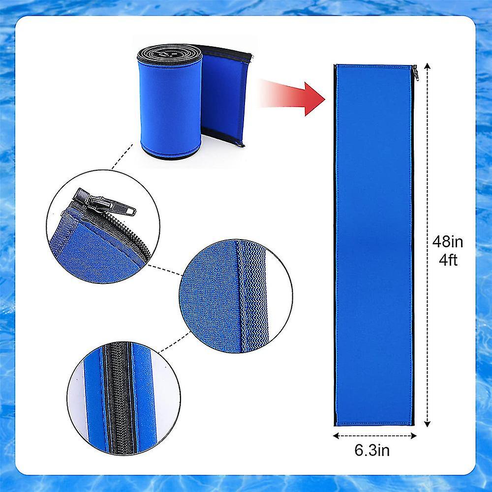 4/6/8/10ft Zipper Pool Handrail Cover, Zipper Swimming Pool Hand Rail ...