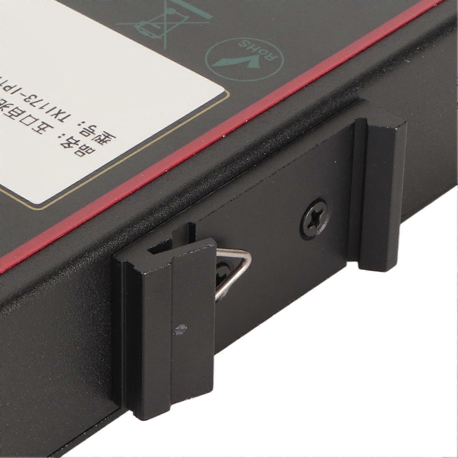 Industrial Ethernet Switch 5 Ports 100Mbps DIN Guide Rail IP40 Protection Unmanaged Network ...