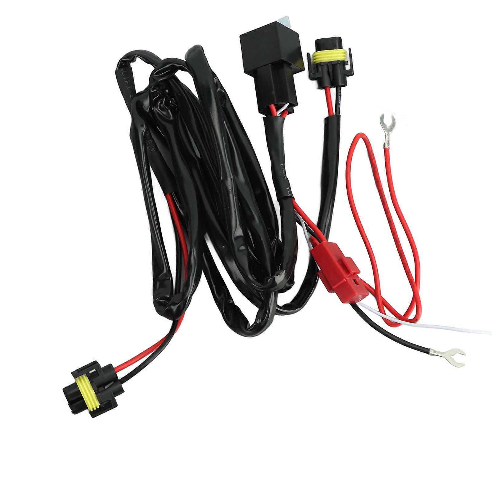 12V LED Work Light Wiring Harness for Light Bar Fog Light 0 to 240W for ...