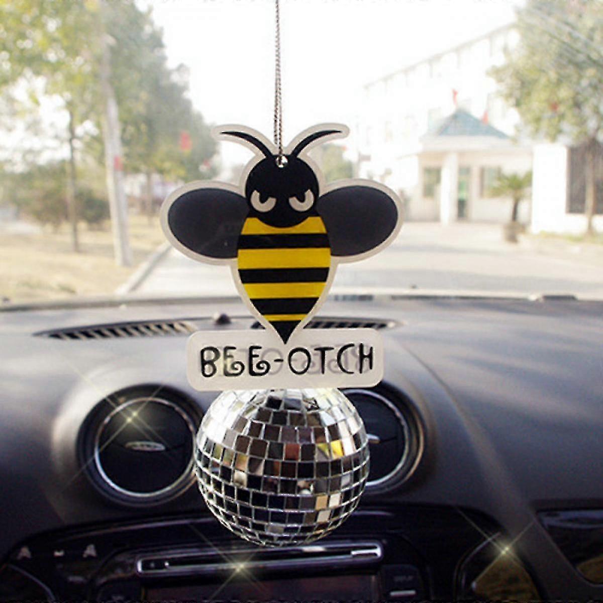 Fashion Bumblebee Car Pendant Decor Ornament Hanging Gift Rear View ...