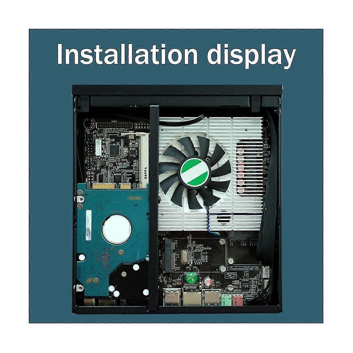 Dx01 Thin Mini Itx Desktop Computer Chassis Thin Half Height Computer ...