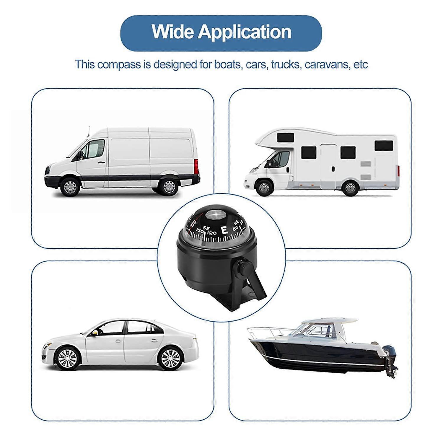 Compass, Electronic Digital Marine Compass With Night Vision Marine And ...