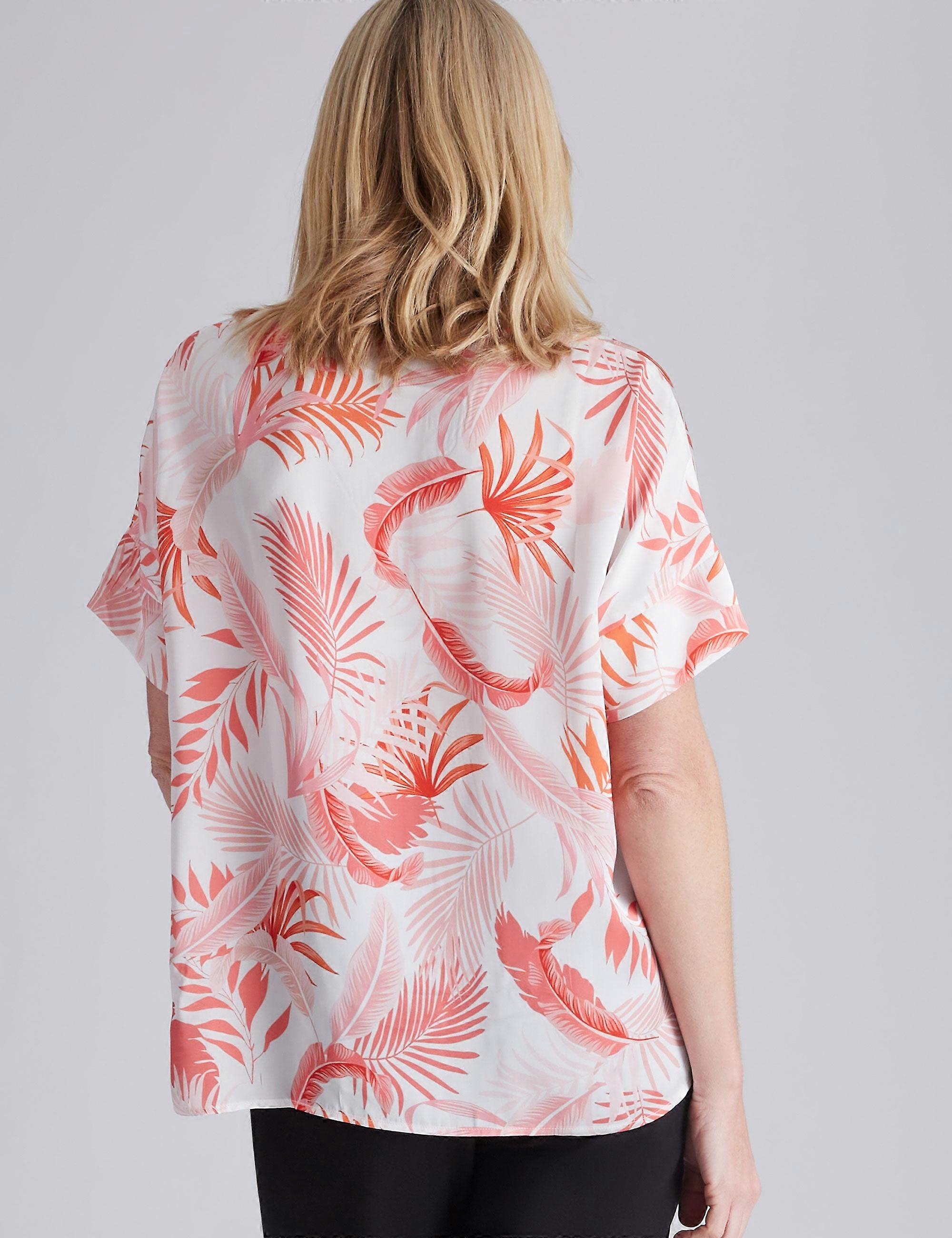 NONI B - Womens Summer Tops - Pink Basic - Floral - Office Wear - Work Clothes - Elbow Sleeve ...