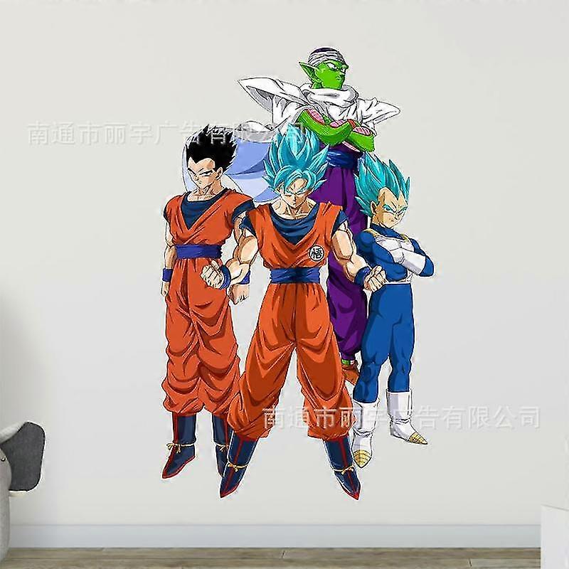 Dragon Ball Z Goku Wall Stickers Children Wallpaper Cartoon Anime ...