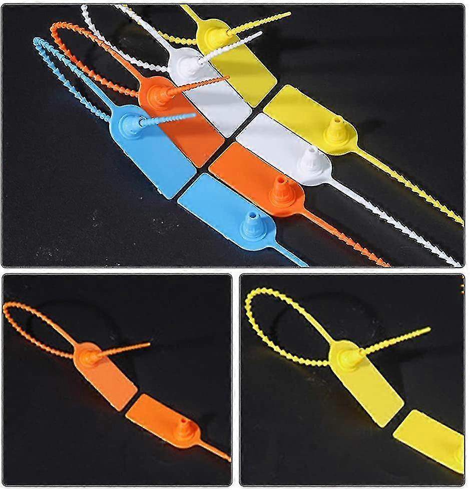 Cable Tie Tags, 100 Pcs Plastic Cable Tie Tags, Self-locking Brand ...