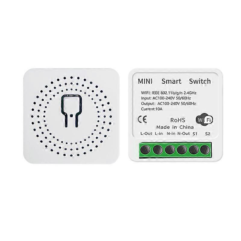 4 Pack Wifi Relay Switch, Wireless Light Switch Remote Control Voice ...