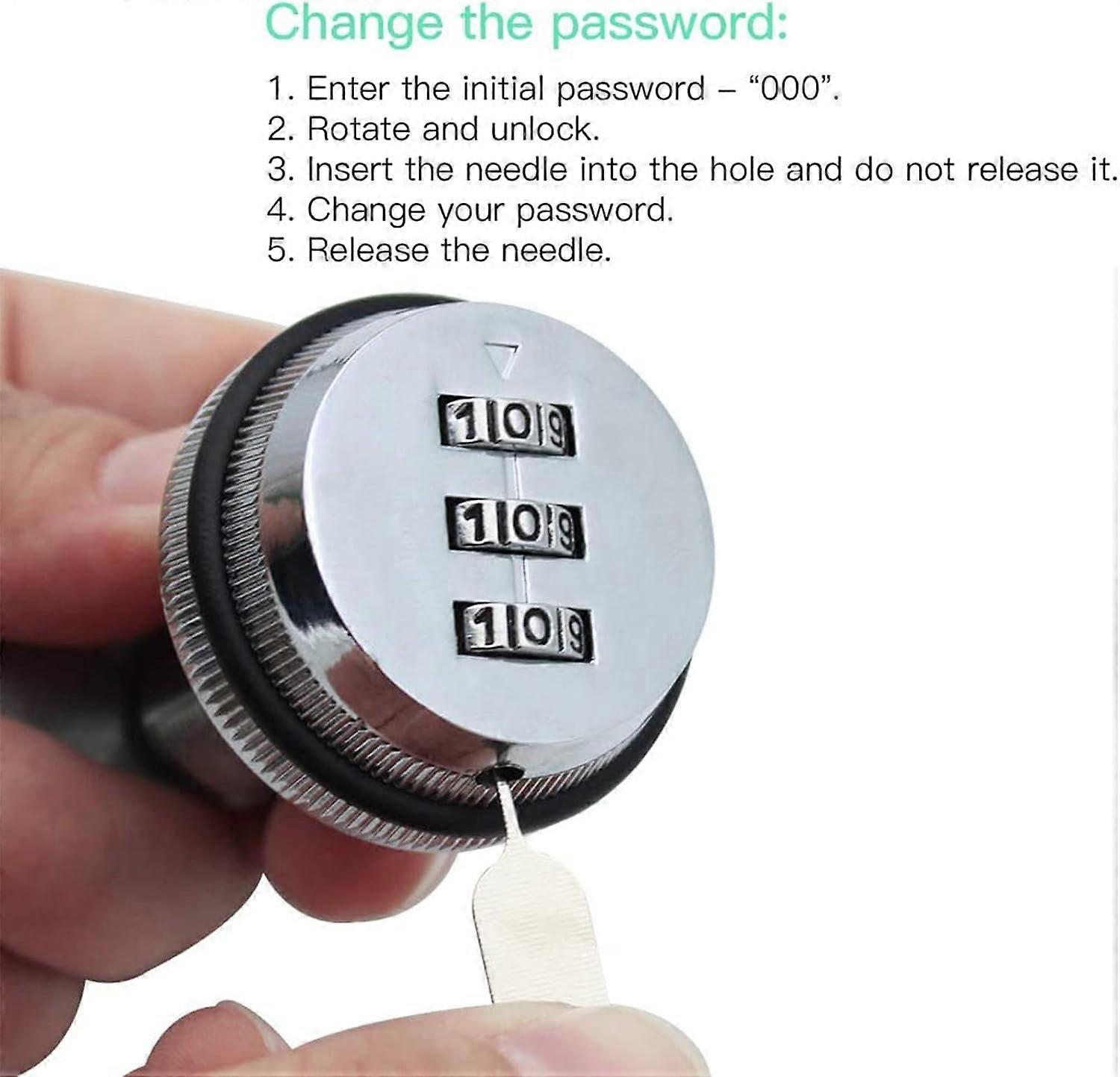 2 Piece Cam Cabinet Code Lock, Password Drawer Lock, Mechanical Cabinet ...