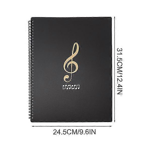 Music Note Sheet File Folder Piano File Paper Storage Holder A4 Paper ...
