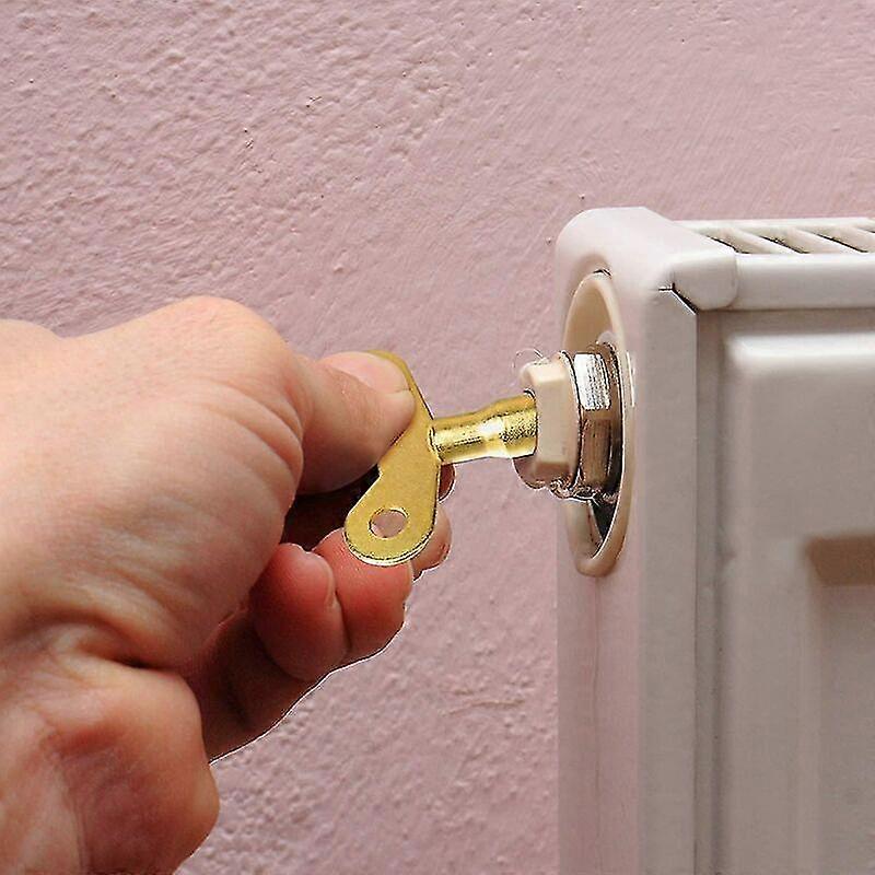 4 Pieces Radiator Wrenches Solid Brass Radiator Bleed Wrench Vent Air ...