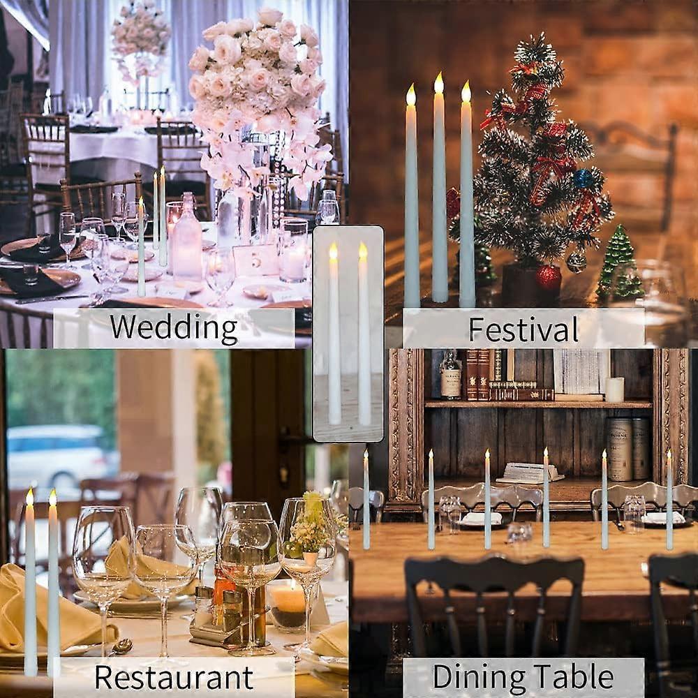 LED Candles Taper Candles, Flameless Candles, Battery Operated Candle ...