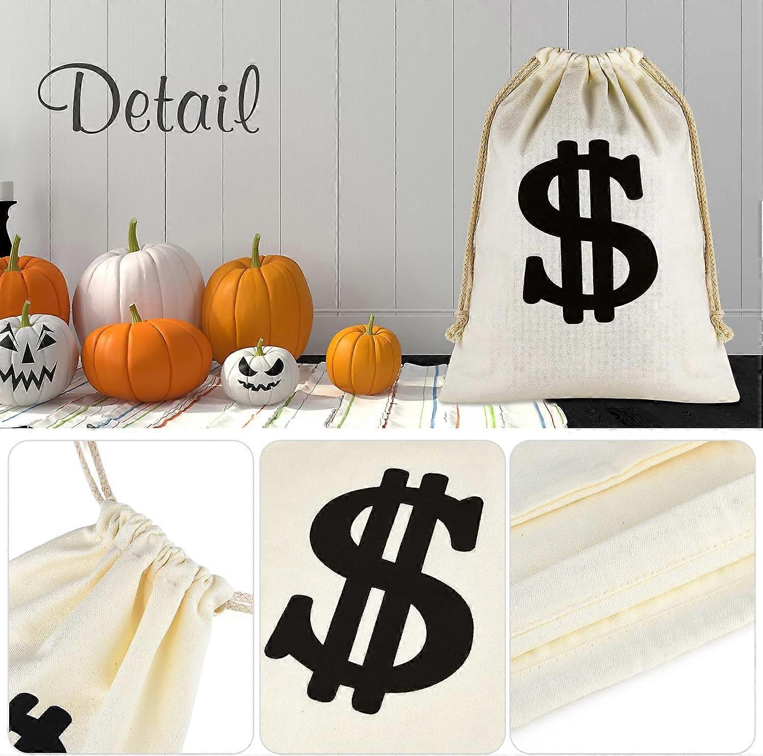 20 Pieces Robber Costume Set, Include Eye Mask Knit Beanie Cap Canvas ...