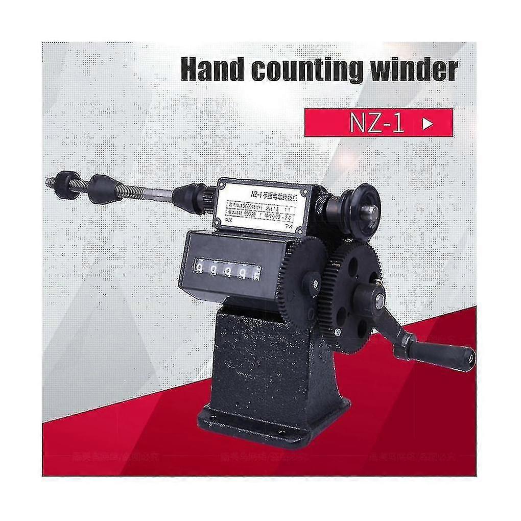 Nz-1 Hand Winding Machine Winder Double Speed Counter Steel Gear Coil ...
