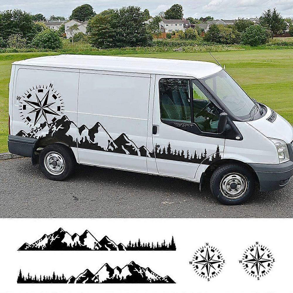Car Door Stickers Motorhome Camper Van For Ford Transit MK6 MK7 MK8 ...