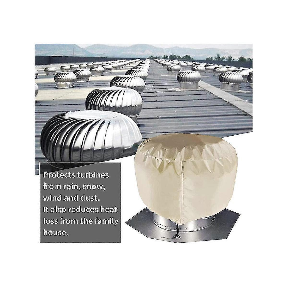 4 Pack Turbine Roof Vent Cover Turbine Ventilator Cover Turbine ...