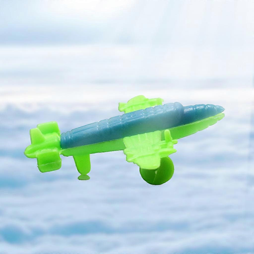 10 Pcs Mini Plastic Bomber Plane Fighter Aircraft Model Toy Military ...