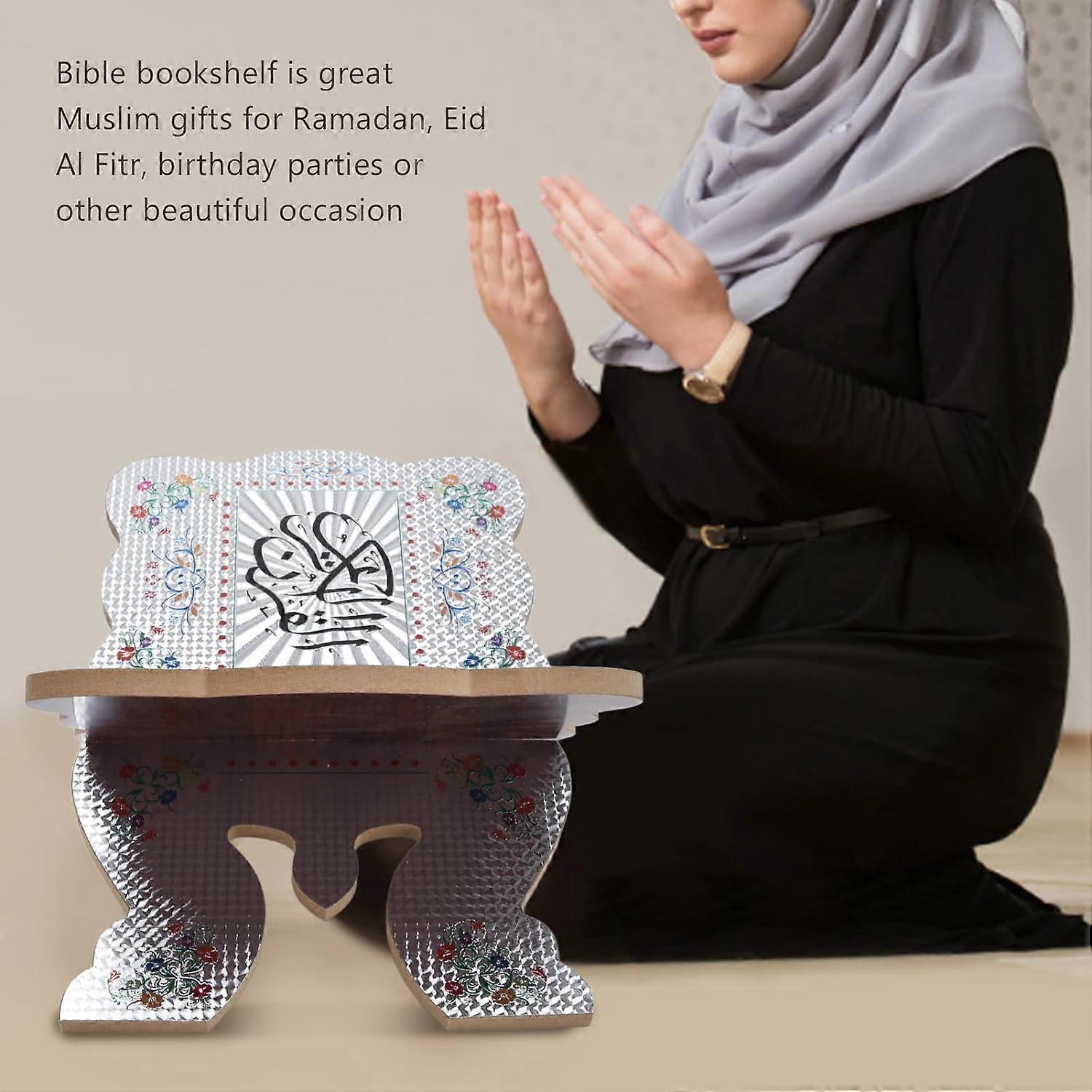 Quran Book Stand Holder Boxwood Bible Display Holders Rack For Muslim ...
