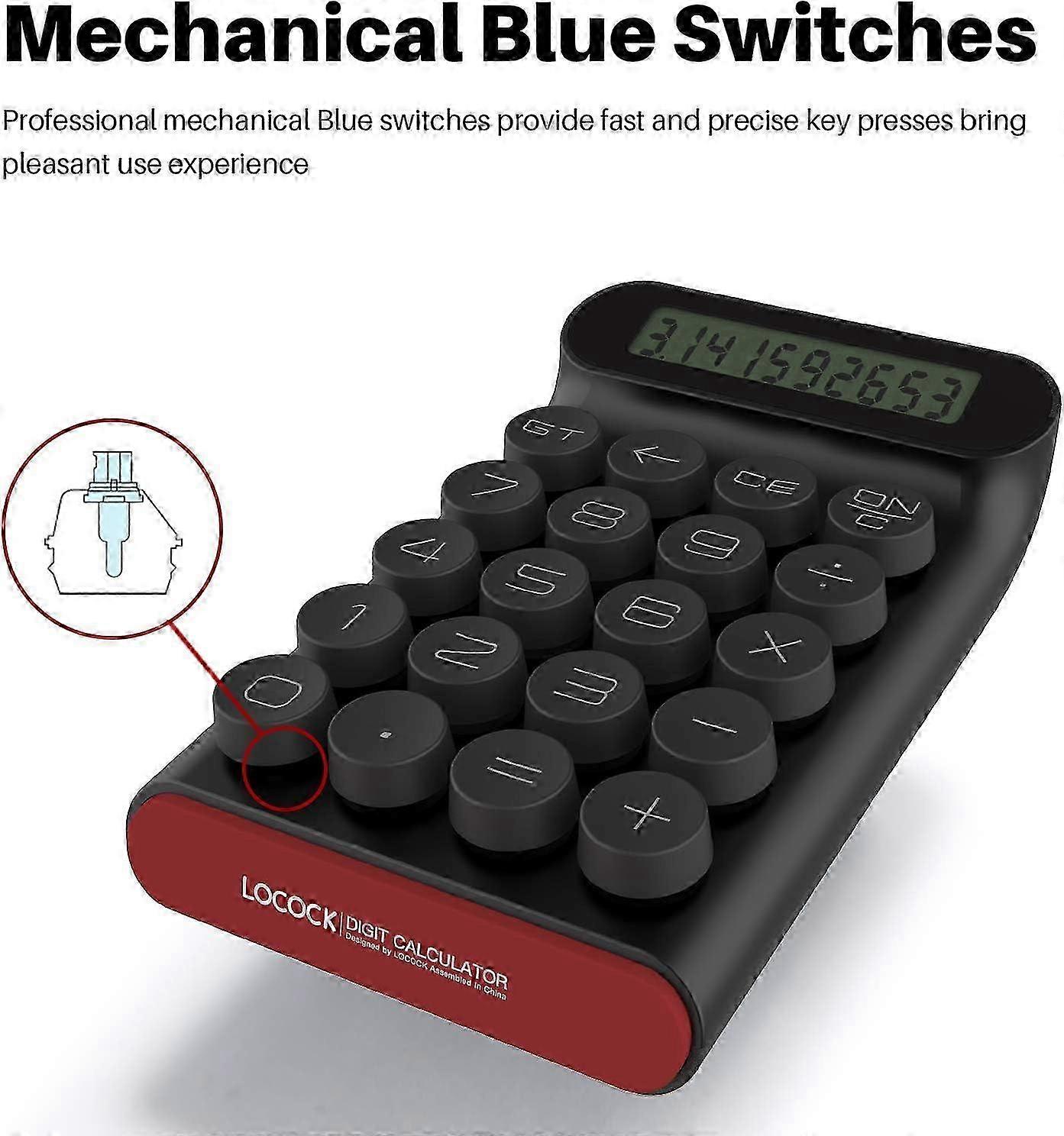 Mechanical Switch Calculator,handheld For Daily And Basic Office,10 ...