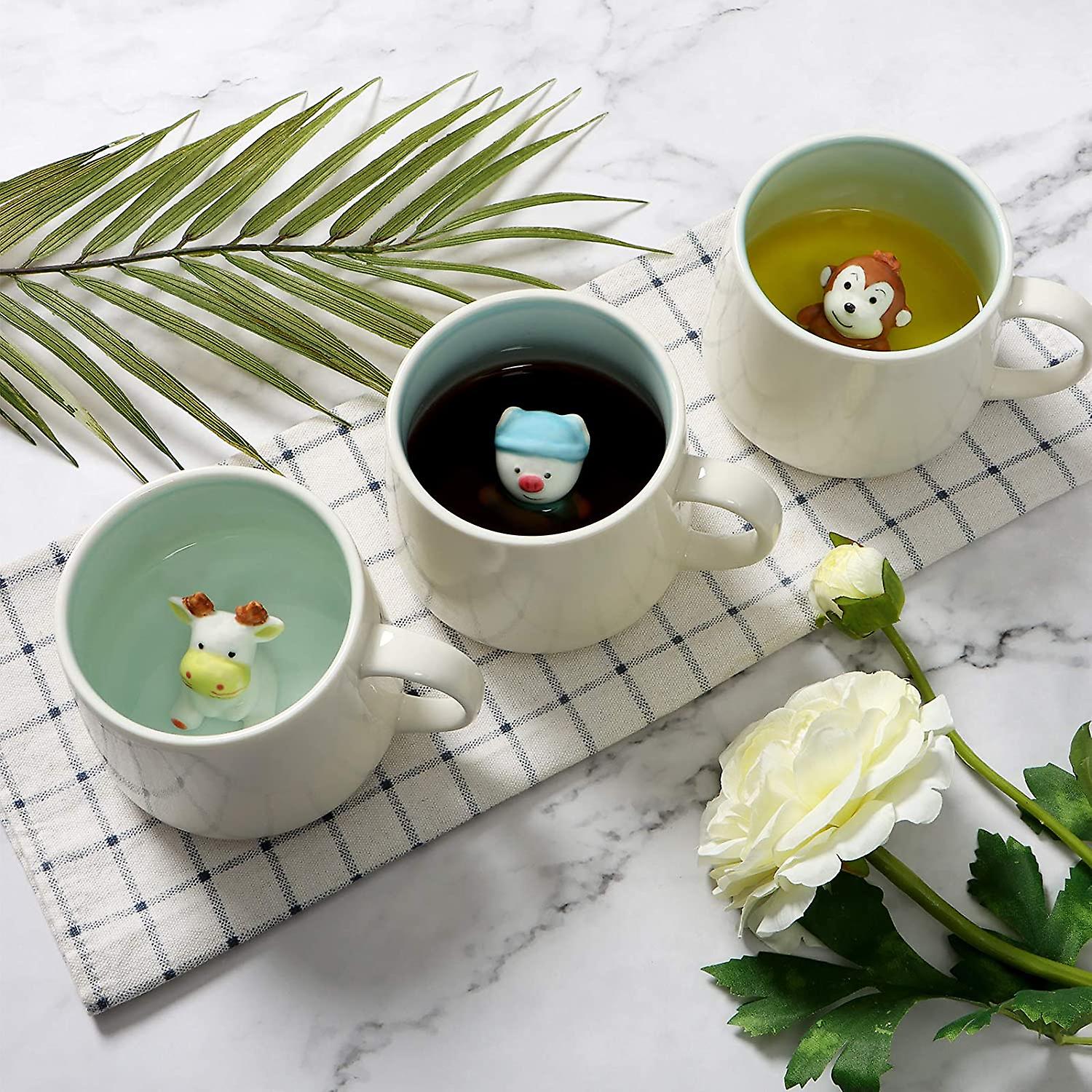 3d Coffee Mug Baby Cow Inside Cup,best Cocoa Cups Couples Mugs (white ...