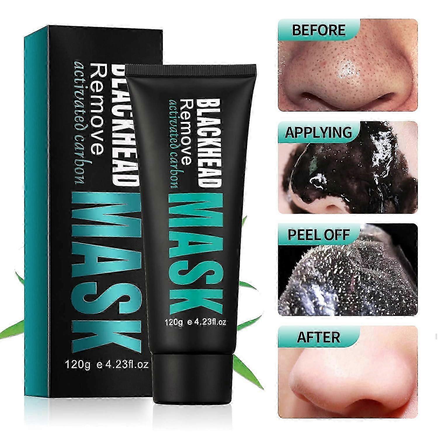 ExquisitePeel Off Face Mask, Activated Charcoal Blackhead Remover Mask ...