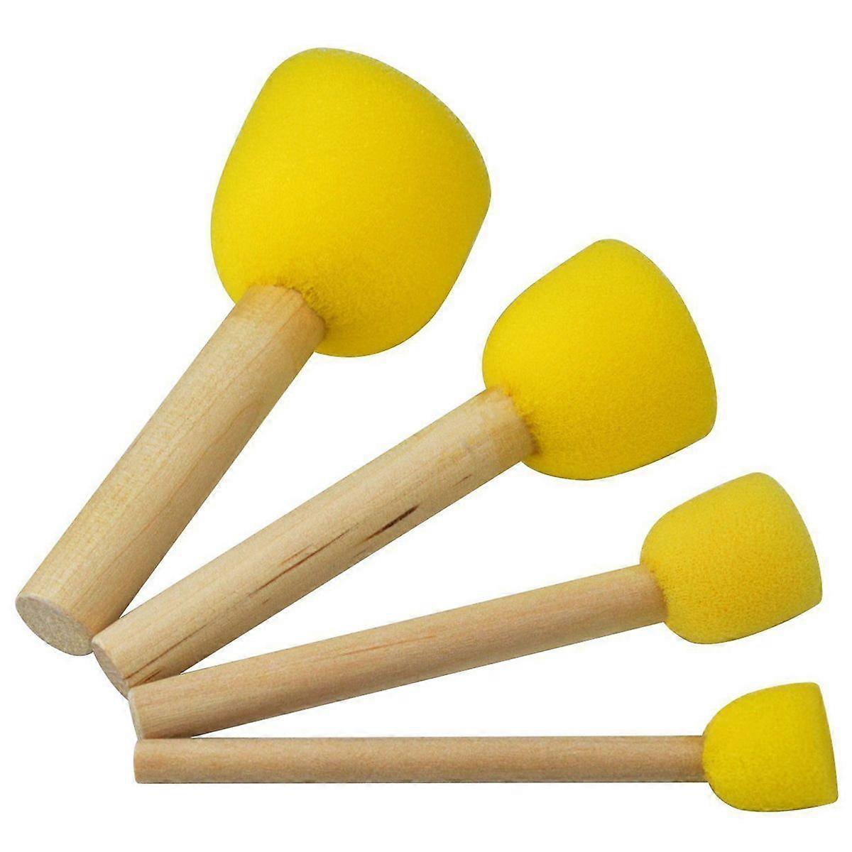 20 PCS Round Sponges Brush Set Kids Painting Tools - Sponge Painting ...