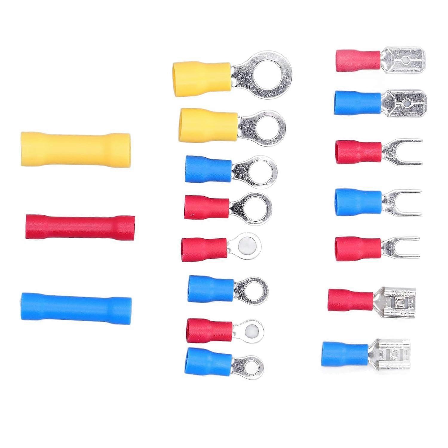 Crimp Terminals Tinned Brass PVC Insulated Connectors for Boat Vehicle ...