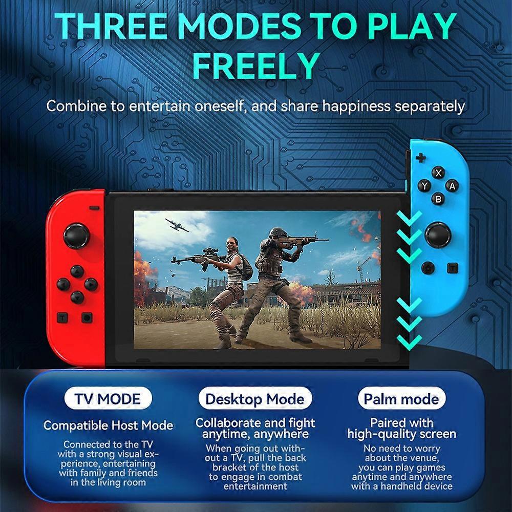 JOY-02 1 Pair Wireless Controller for Nintendo Switch Game Console Bluetooth Game Handle with ...