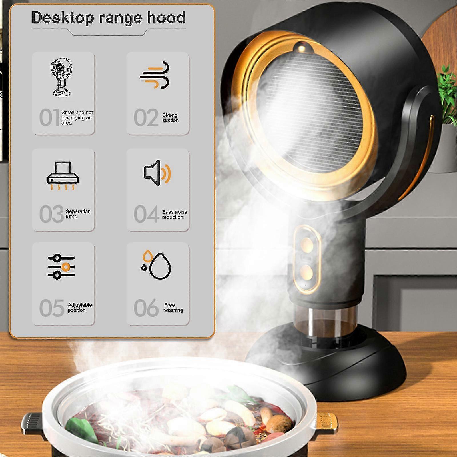 Portable Smoke Purifier Fan, Compact Smoke Filter, Air Purifier for ...