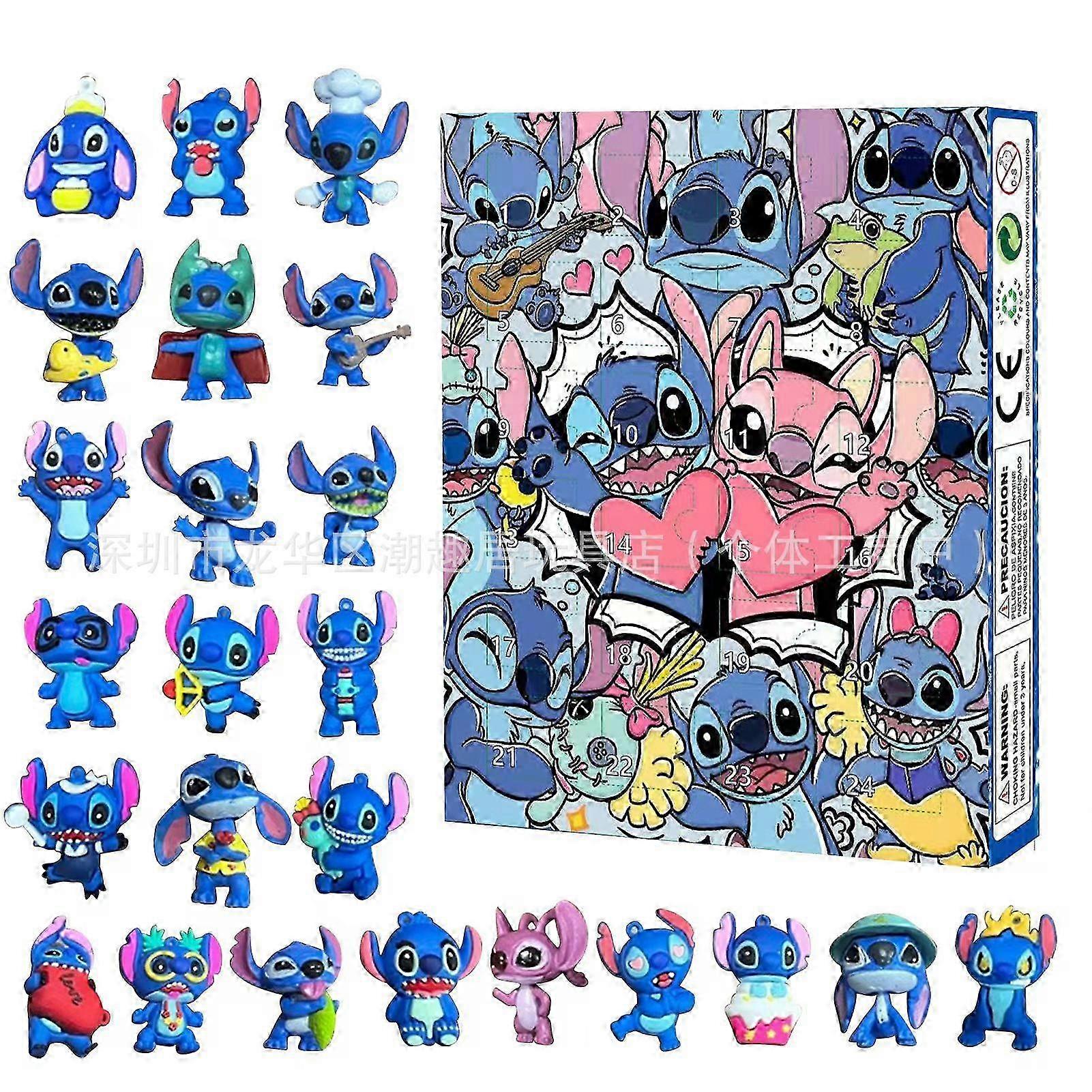 2025 Stitch Lilo & Stitch Christmas Advent Calendar Blind Box 24 ...