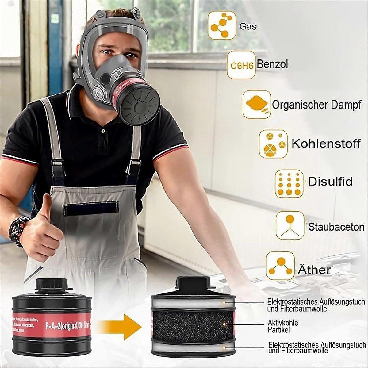 Gas Masks Survival Nuclear and Chemical, Gas Mask with 40mm Activated ...