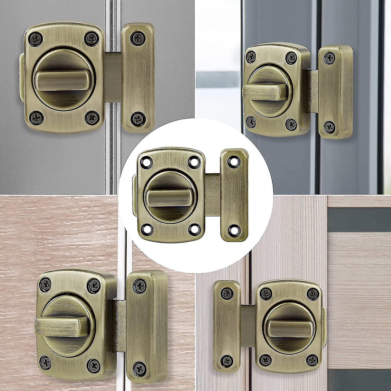 Door Latch Safety Rotary Door Latch Lock Zinc Alloy Door Revolving Door ...