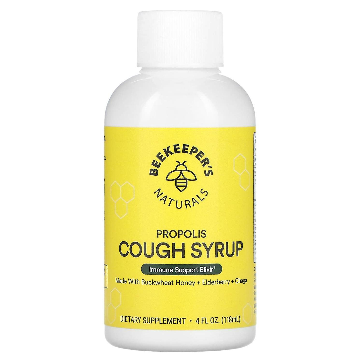 Beekeeper's Naturals, Propolis Cough Syrup, 4 fl oz (118 ml) | Fruugo UK