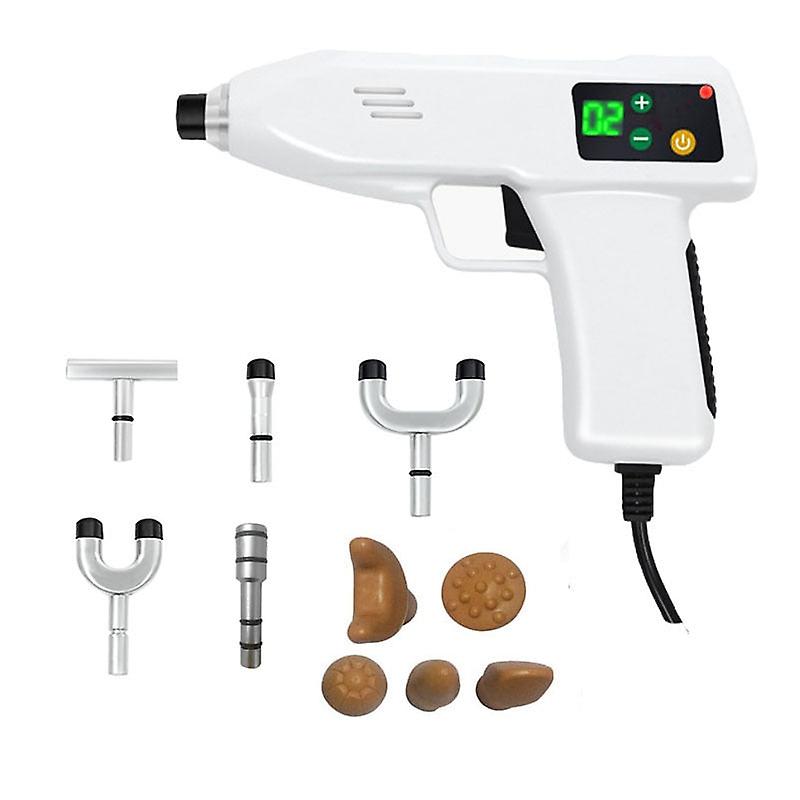 Adjustable spine chiropractic instrument 4 level 10 heads electric bone ...