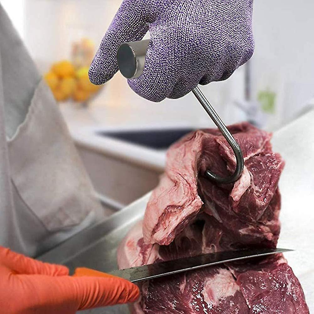 Stainless Steel 8 Inch Hooks T-handle Meat Boning Hook For Kitchen ...