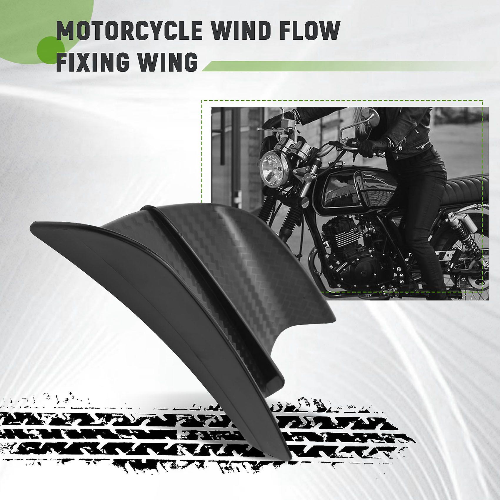 Motorcycle Winglet Aerodynamic Wing Kit Spoiler Motorcycle Wind Flow ...