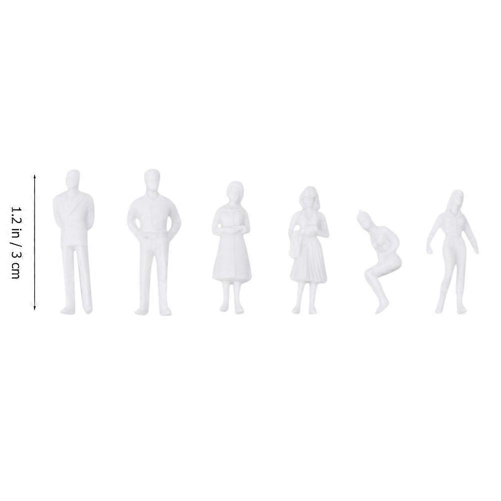 50 Pcs Figurines Office Little Peoples Figures Architectural Scale ...