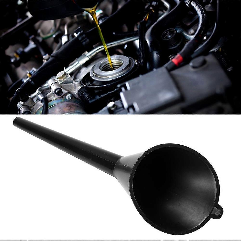 Plastic Oil Petrol Diesel Fuel Filter Funnel Car Accessory Black ...