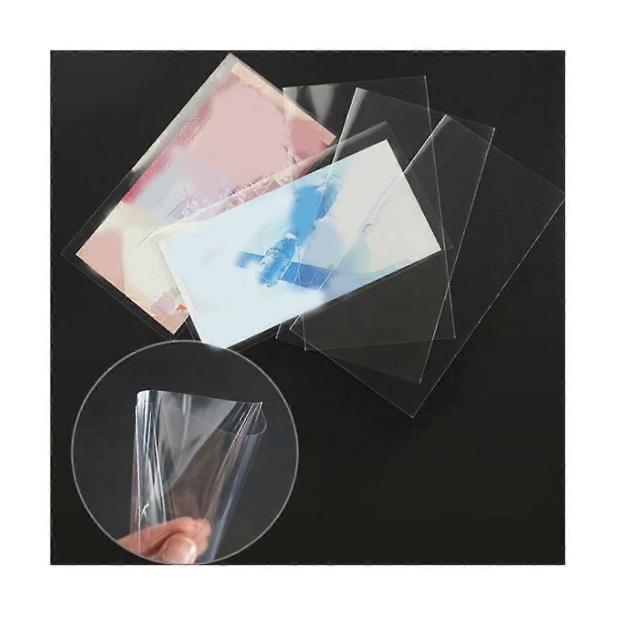 500pcs Receipt Holder Photo Album Storage Bag Box Photo Card Pvc Page ...