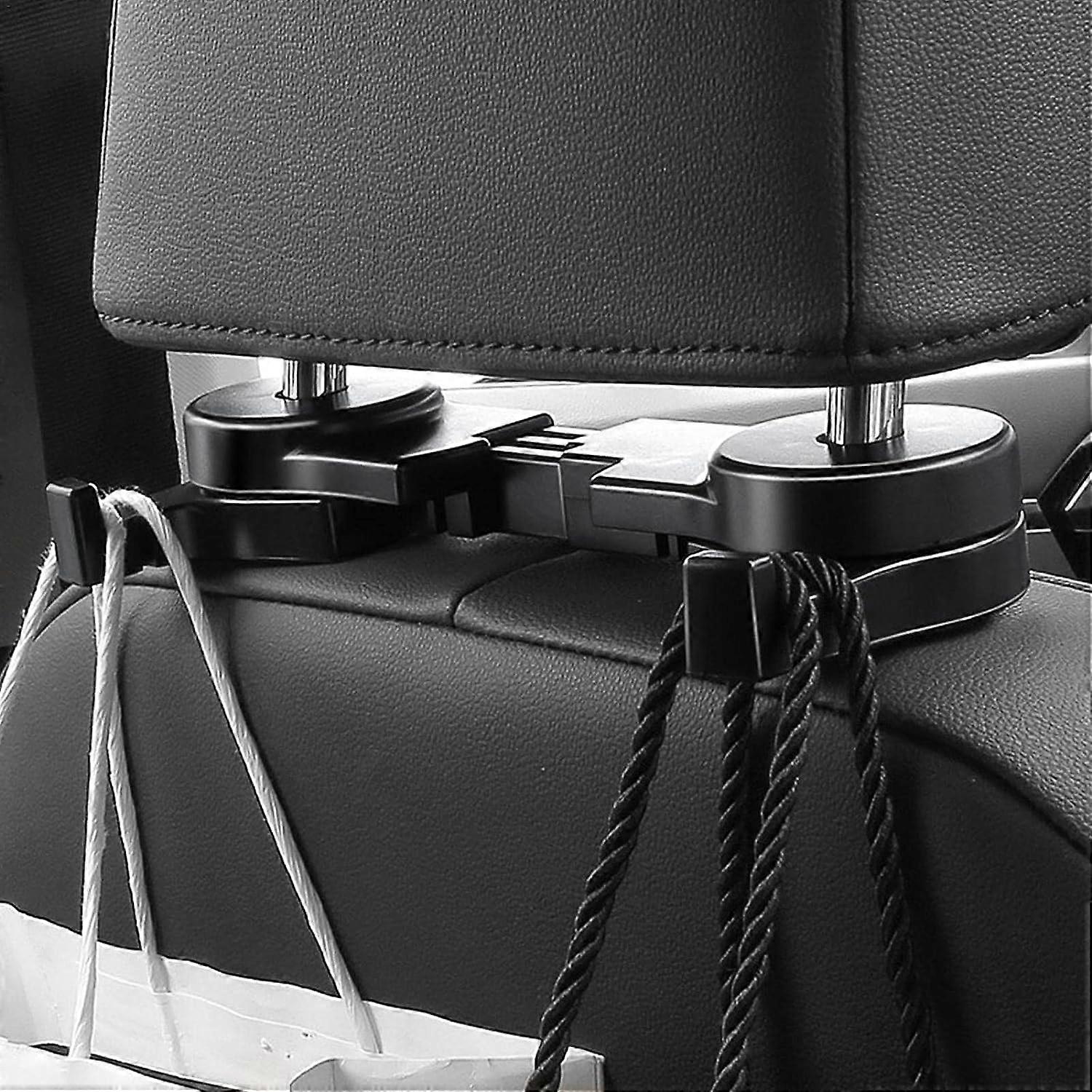 [2-Pack] Car Back Seat Hook Car Headrest Hidden Hook Headrest Bracket ...